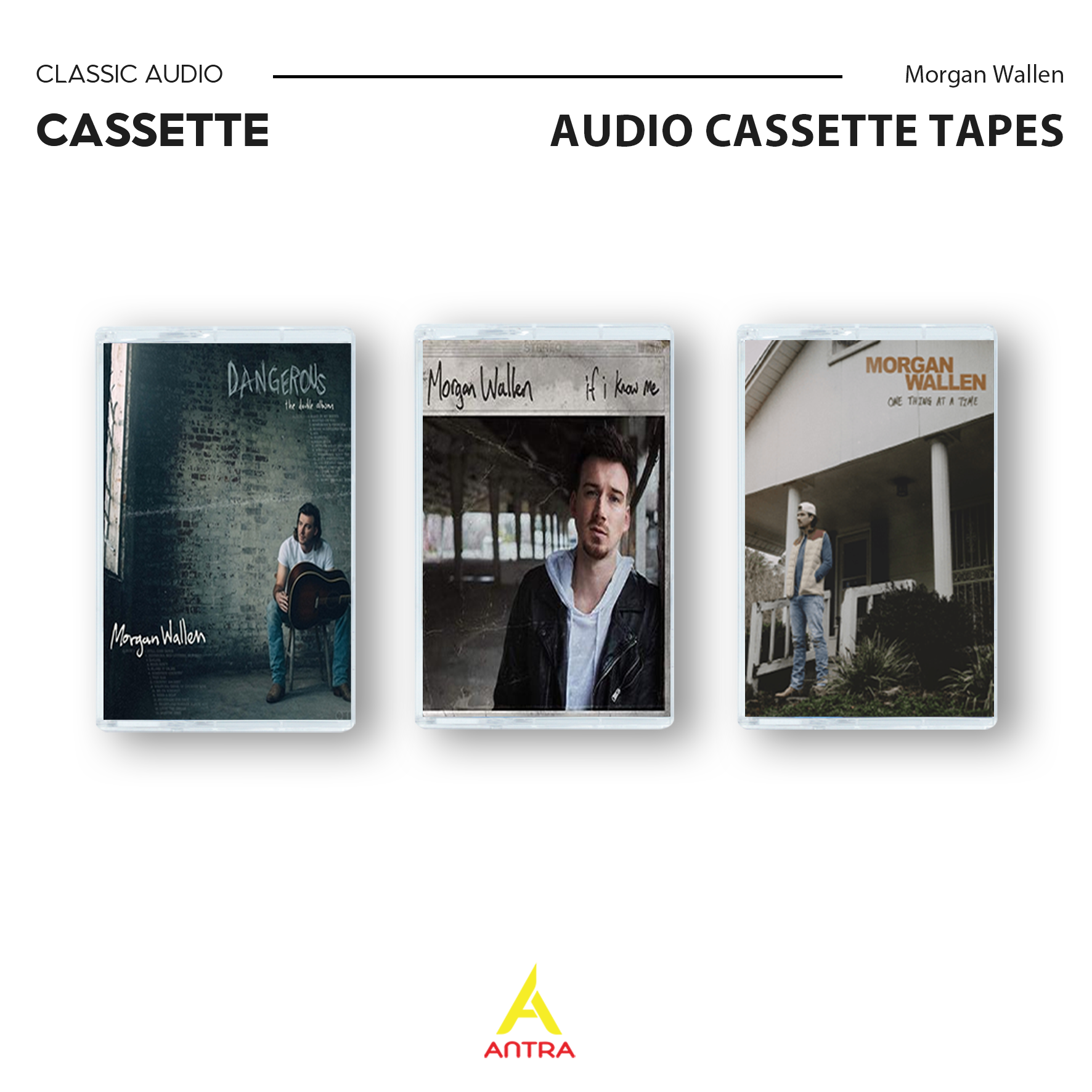 Morgan Wallen Cassette Collection – Vintage Country Pop Mixtape | Hand ...