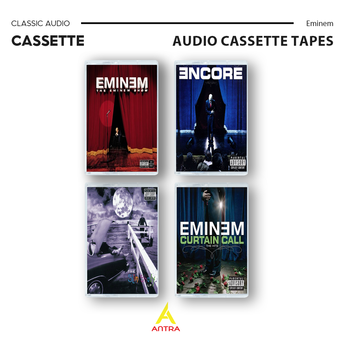 Eminem Retro Cassette Tape Collection – Hand-Recorded Hip Hop & Rap Mi ...