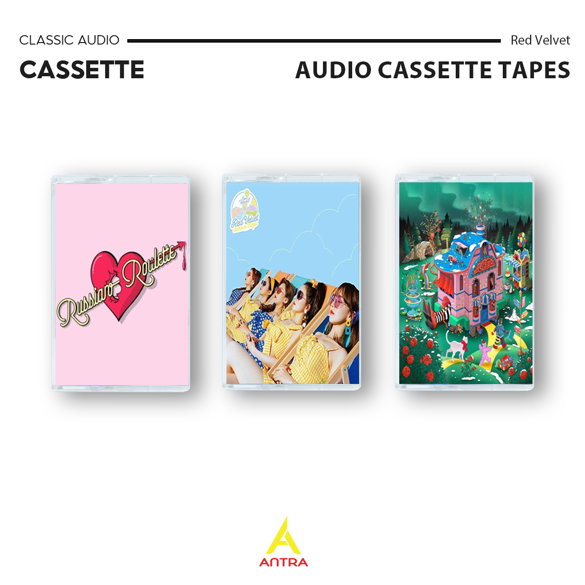 Red Velvet Retro Cassette Collection – Vintage Mixtape Set | Hand-Reco ...