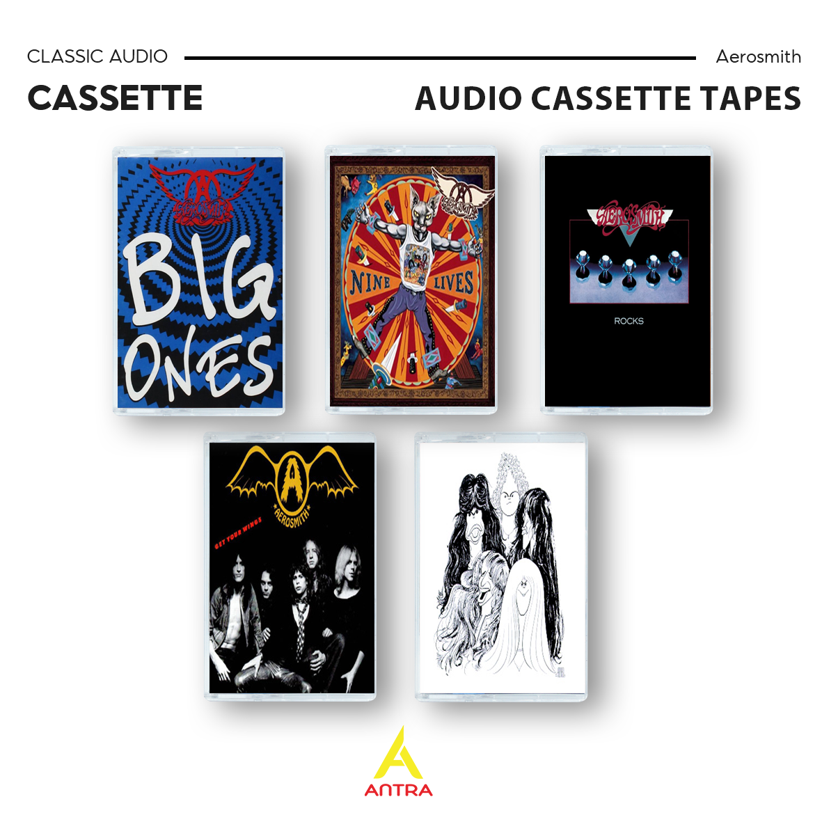 Aerosmith Cassette Collection – Essential Rock Albums & Classic Hits ...